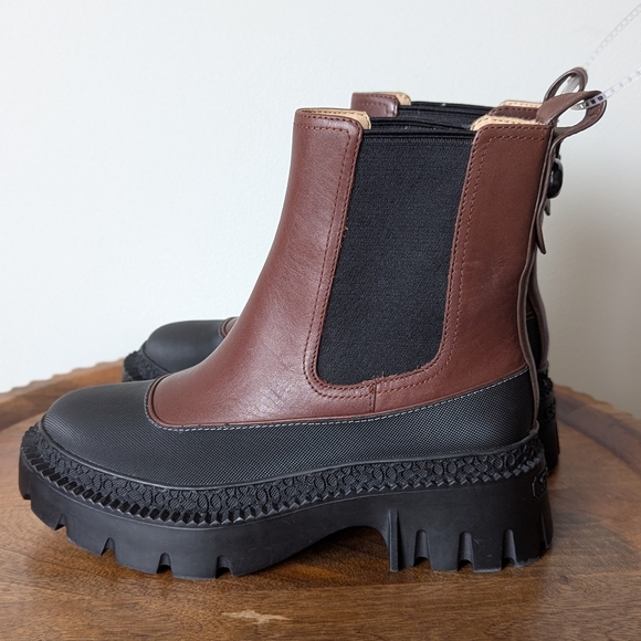 Coach | Shoes | Coach Jayla Walnut Brown Womens Boots Platform Lug Sole ...